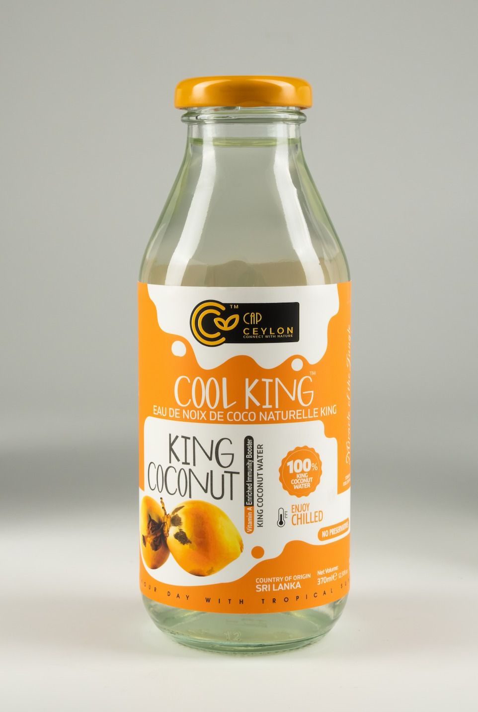 CAP Ceylon Organic King Coconut Water - SeaLand Trading